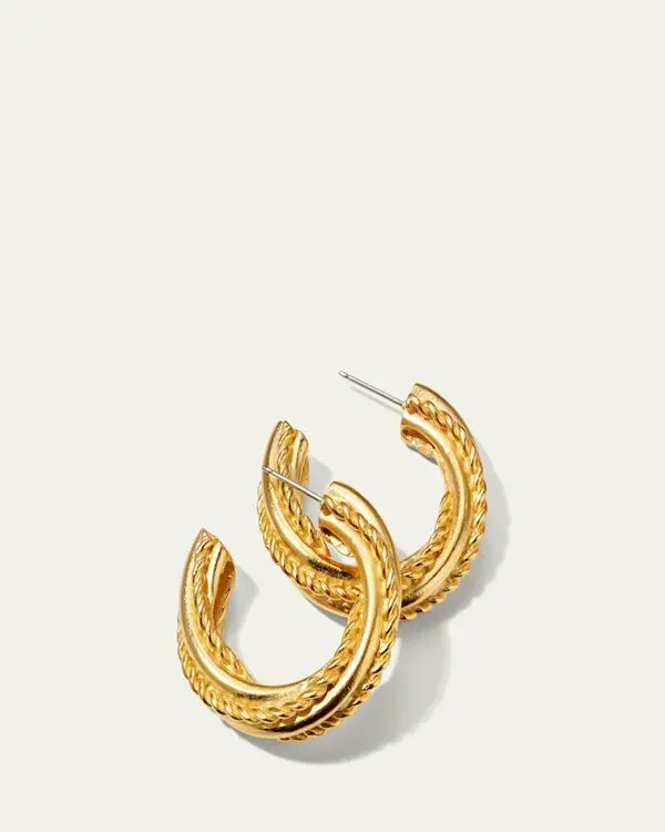 BEN-AMUN Plated Hoop Earrings