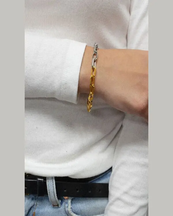 BEN-AMUN Two-tone Link Bracelet