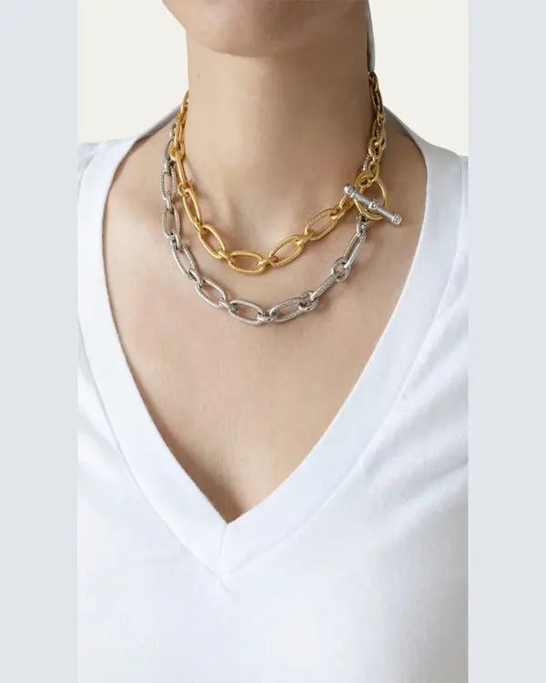 BEN-AMUN Long Two-tone Necklace