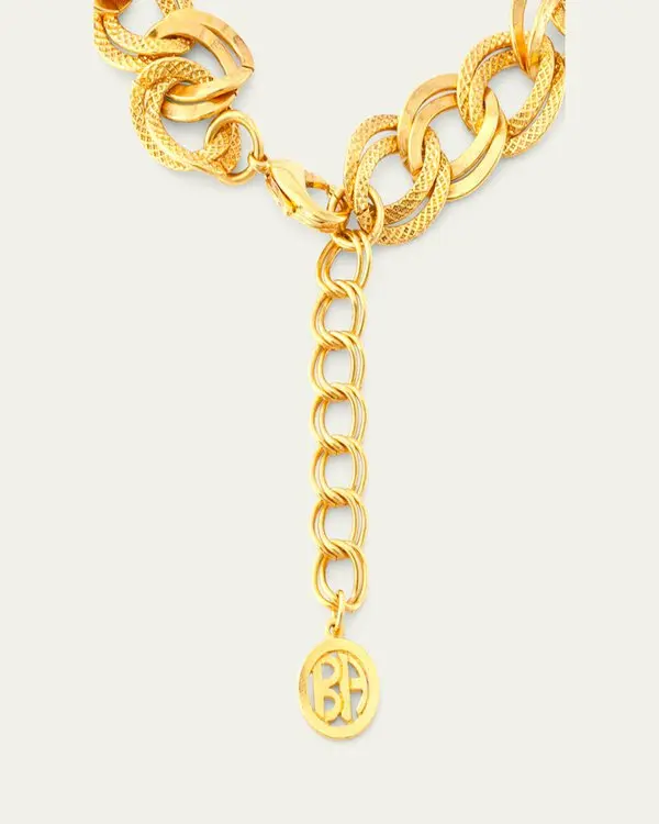 BEN-AMUN Textured Link Chain Necklace