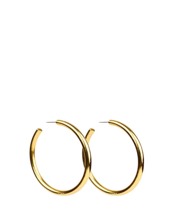 BEN-AMUN Large Hoop Earrings - Gold
