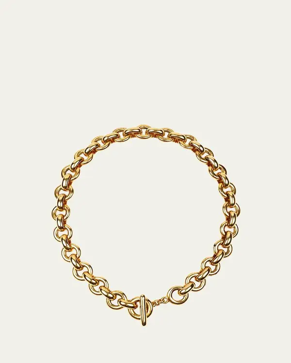 BEN-AMUN Round-link Chain Necklace - Gold