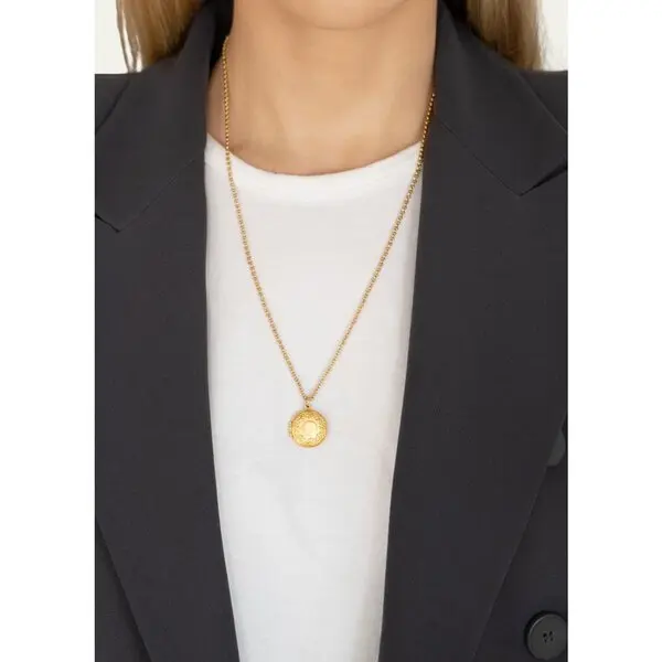 BEN-AMUN Round Locket Pendant Necklace