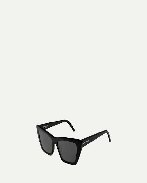 Saint Laurent Cat-eye Sunglasses - Shiny Solid Ivory
