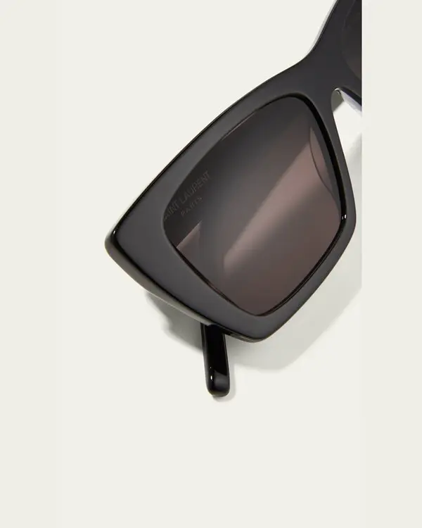 Saint Laurent Cat-eye Sunglasses - Shiny Solid Ivory