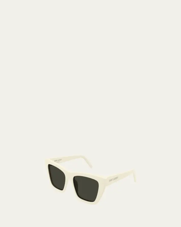 Saint Laurent Cat-eye Sunglasses - Shiny Solid Ivory