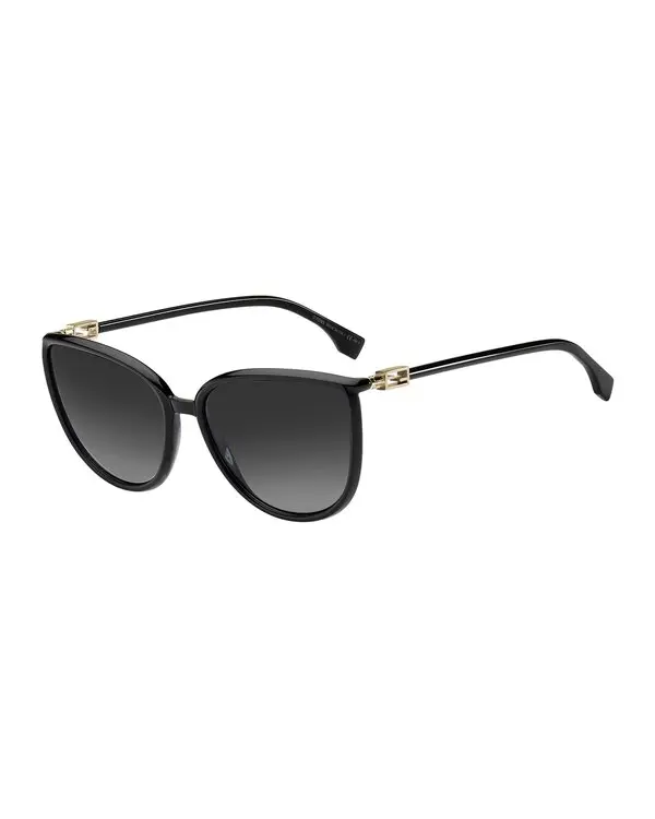 Fendi Oversized Injection Plastic Cat-Eye Sunglasses In  display picture 3