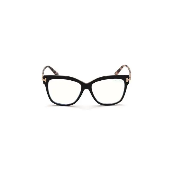 TOM FORD Square Acetate Optical Glasses - Black