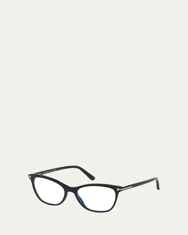 TOM FORD Cat-eye Acetate Optical Frames - Black