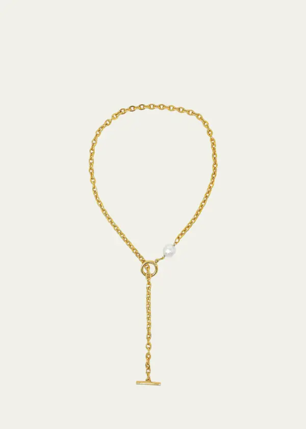 BEN-AMUN Chain Necklace With Pearl