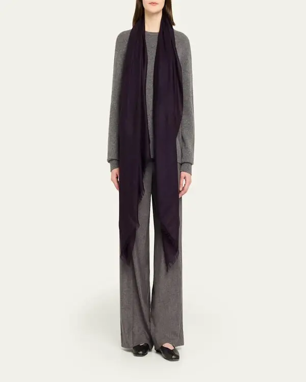 Sofia Cashmere Lightweight Cashmere Scarf - Currant