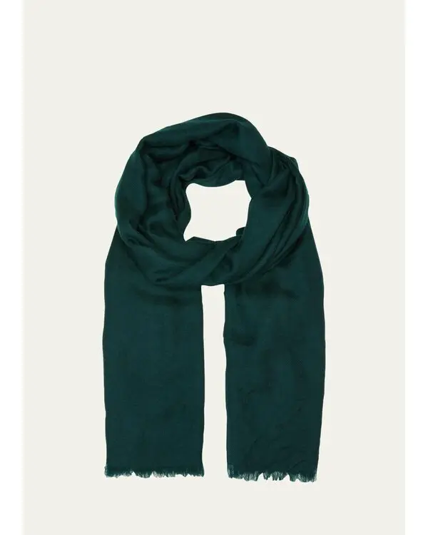 Sofia Cashmere Lightweight Cashmere Scarf - Emerald
