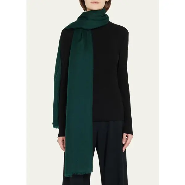 Sofia Cashmere Lightweight Cashmere Scarf - Emerald