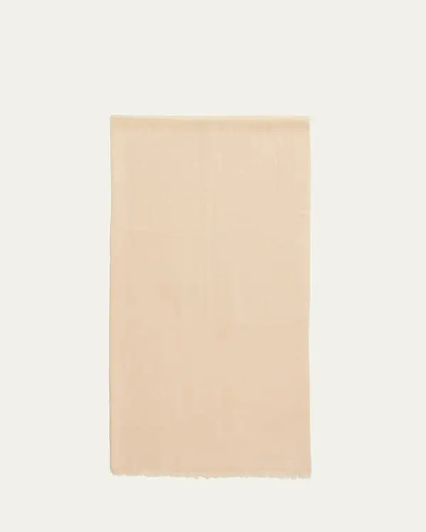Sofia Cashmere Lightweight Cashmere Scarf - Oat