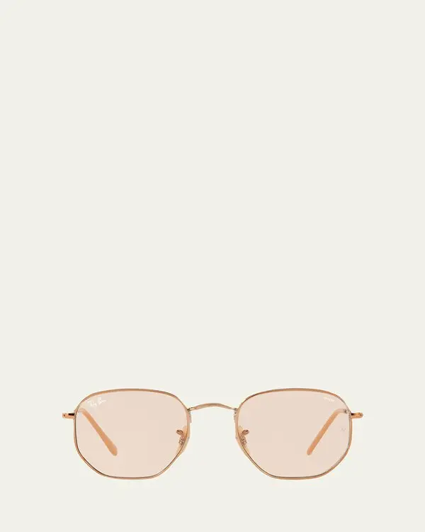 Ray-ban Square Steel Sunglasses - Gold/dark Green