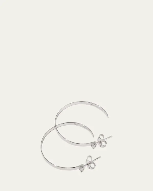 Lana Jewelry 14k Diamond Hoop Earrings