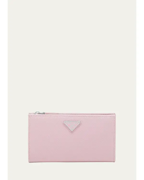 Prada Long Saffiano Wallet - Alabastro