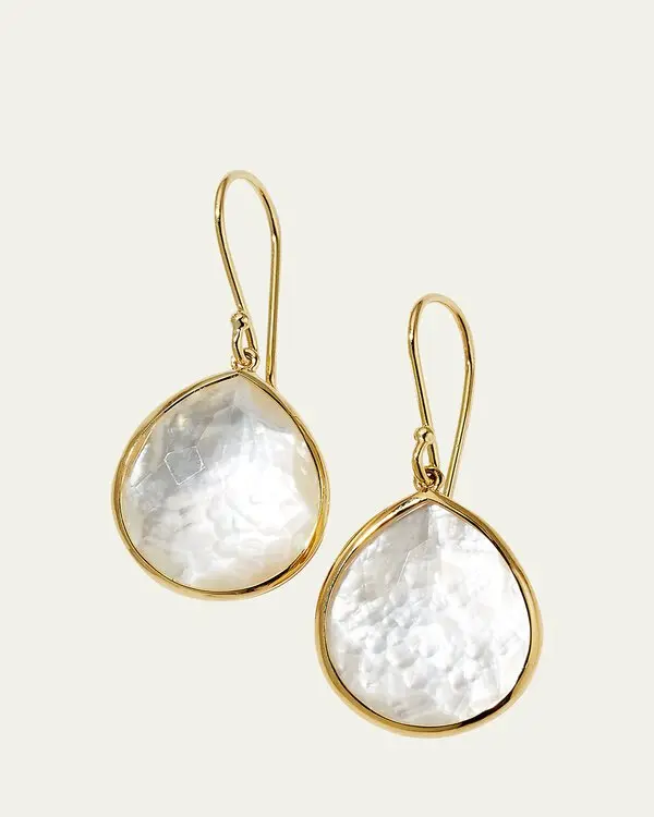Ippolita Small Teardrop Earrings In 18k Gold - Mother Of Pearl
