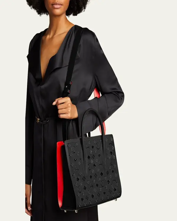 CHRISTIAN LOUBOUTIN Paloma Medium Tote - Black