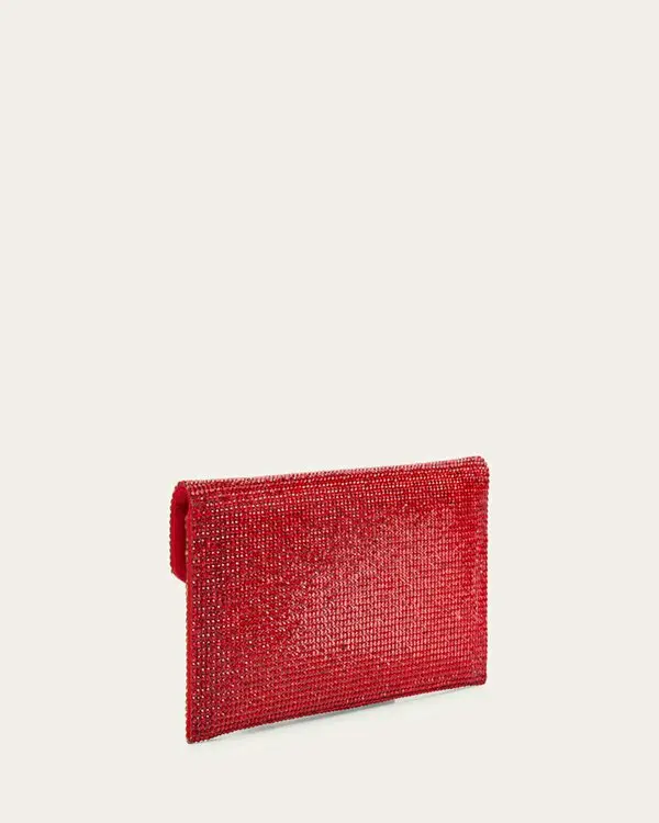 Judith Leiber Envelope Beaded Clutch