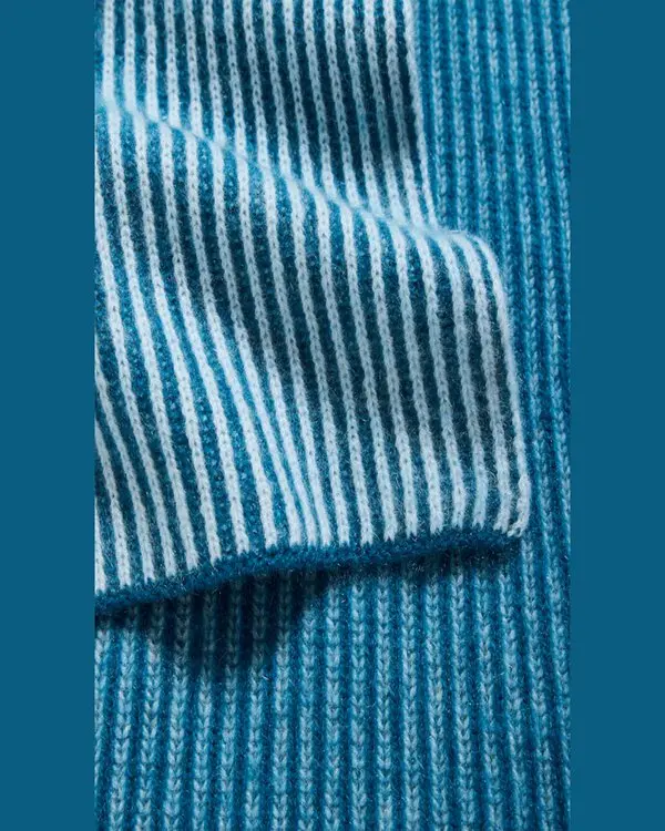 Bergdorf Goodman Ribbed Cashmere Scarf - Grngry