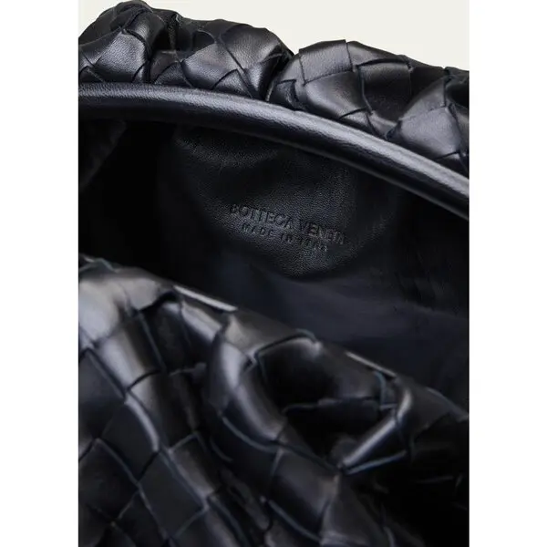 Bottega Veneta Intrecciato Lambskin Leather Pouch