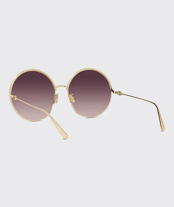 Dior Oversized Round Metal Sunglasses