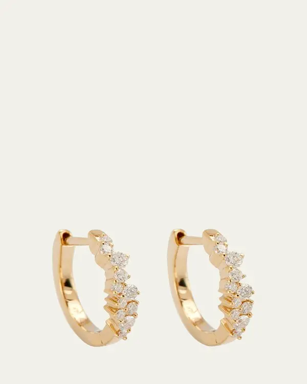 SYDNEY EVAN 14k Diamond Huggie Earrings - Gold
