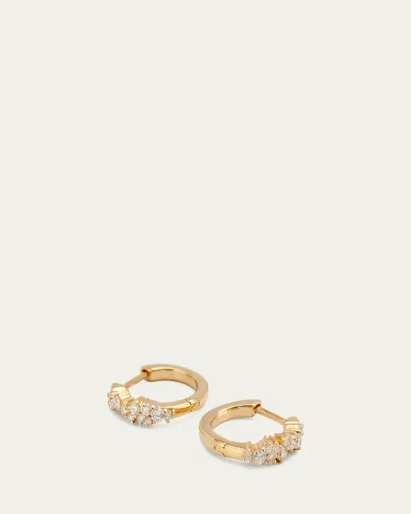 SYDNEY EVAN 14k Diamond Huggie Earrings