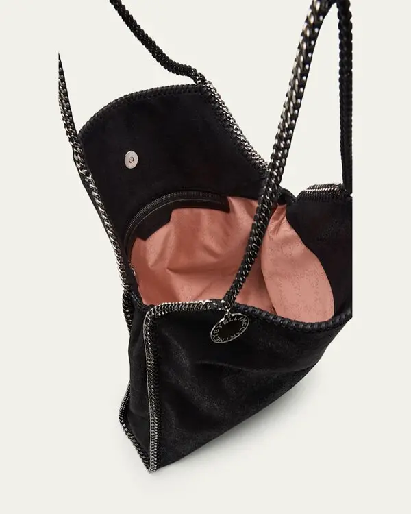 Stella McCartney Falabella Small Vegan Leather Tote Bag - Black