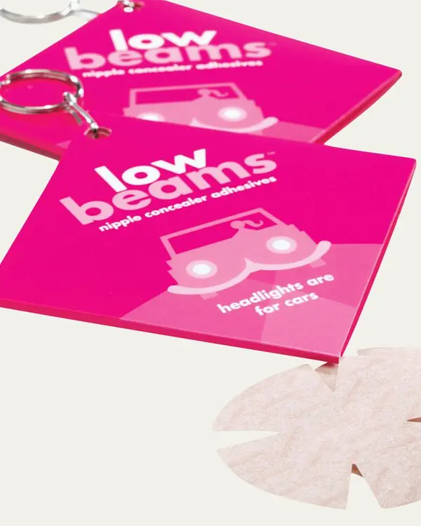 Commando Low Beam Nipple Patches 5-pack - One-color
