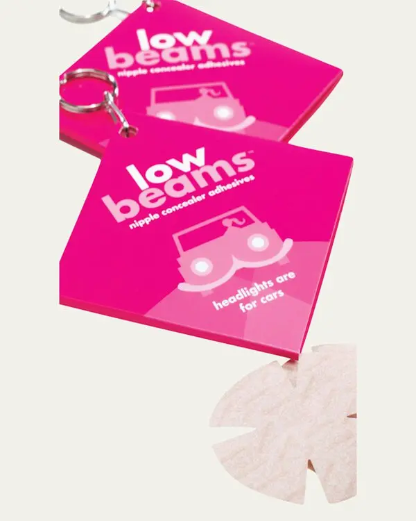 Commando Low Beam Nipple Patches 5-pack - One-color