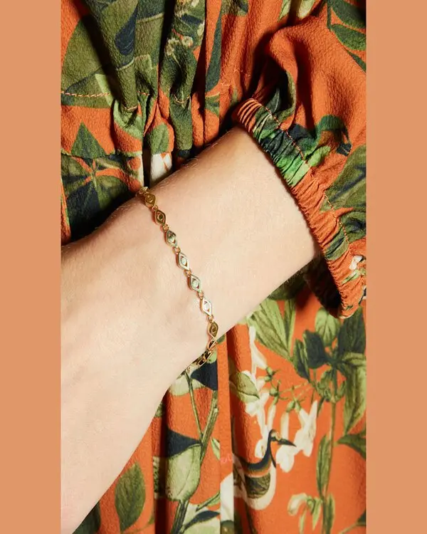 SYDNEY EVAN Continuous Eye Link Bracelet