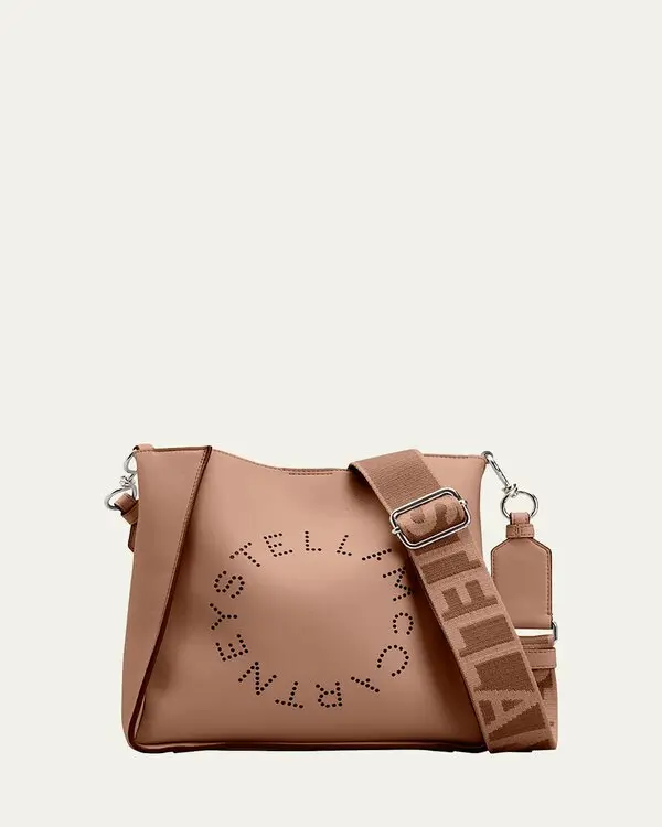 Stella McCartney Mini Logo Bucket Crossbody Bag - Moss