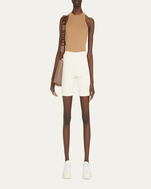Stella McCartney Mini Logo Bucket Crossbody Bag - Moss