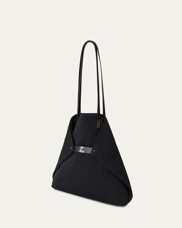 Akris Ai Medium Techno Fabric Shoulder Bag