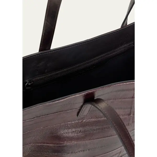 Akris Ai Small Leather Tote Bag - Mocca