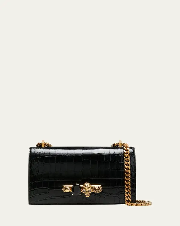 Alexander McQueen Jeweled Satchel Bag