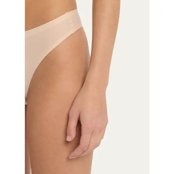 Chantelle Soft Stretch Microfiber Thong - Blush