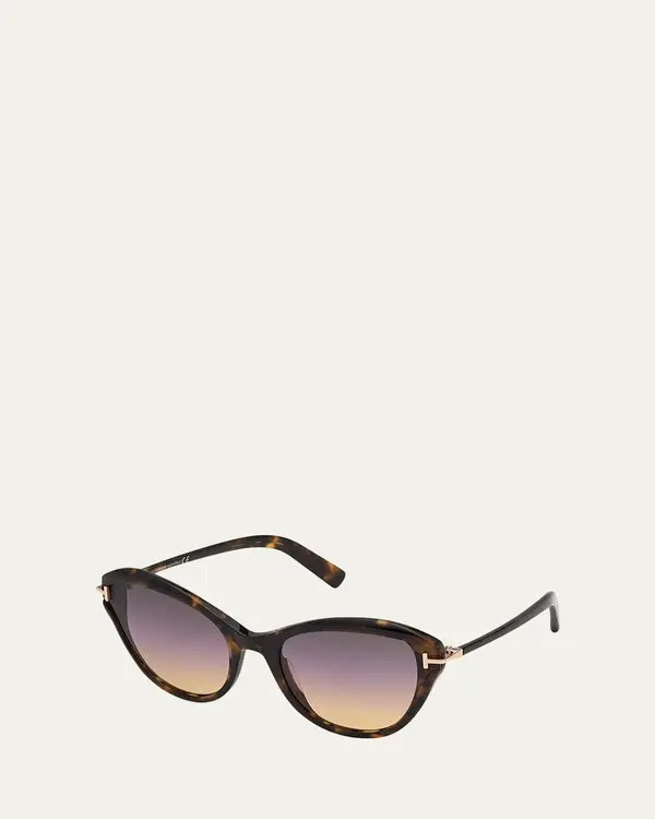 TOM FORD Leigh Cat-eye Sunglasses - Havana