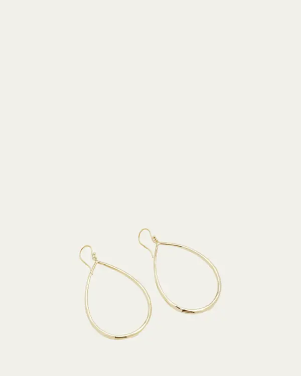 Ippolita Sculpted Open Teardrop Hoop Earrings