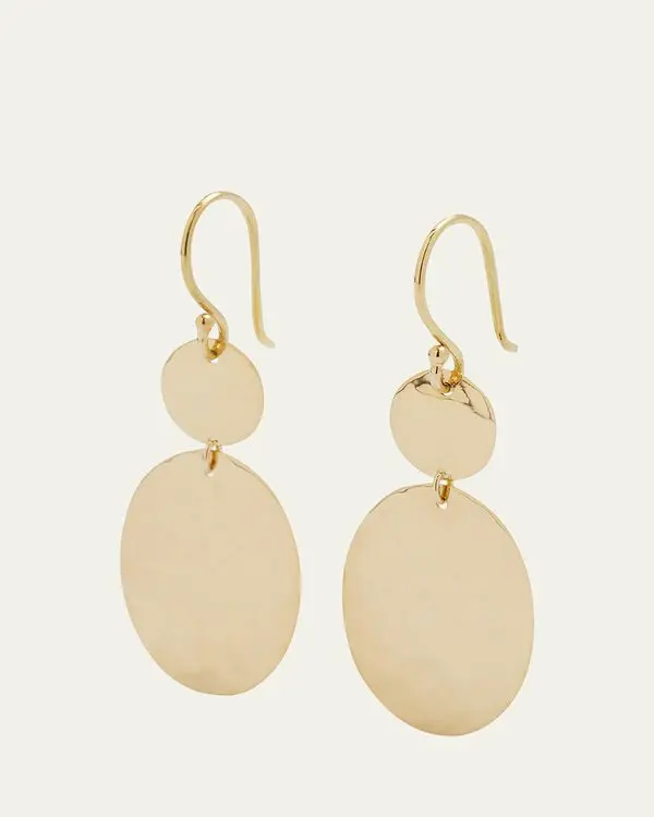 Ippolita Crinkle Hammered Crazy 8 Earrings In 18k