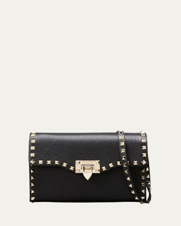 Valentino Garavani Rockstud Medium Shoulder Bag - Black