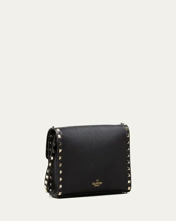 Valentino Garavani Rockstud Medium Shoulder Bag - Black