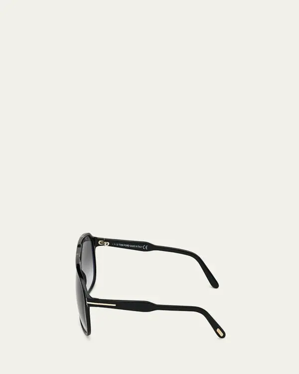 TOM FORD Raoul Gradient Aviator Sunglasses - Black