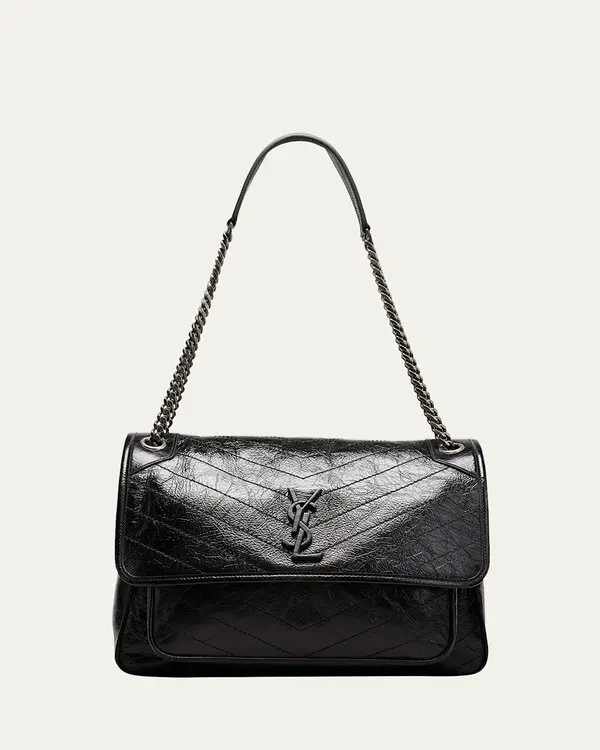 Saint Laurent Niki Large Shoulder Bag - Black