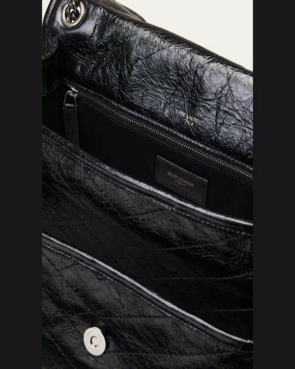 Saint Laurent Niki Large Shoulder Bag - Black