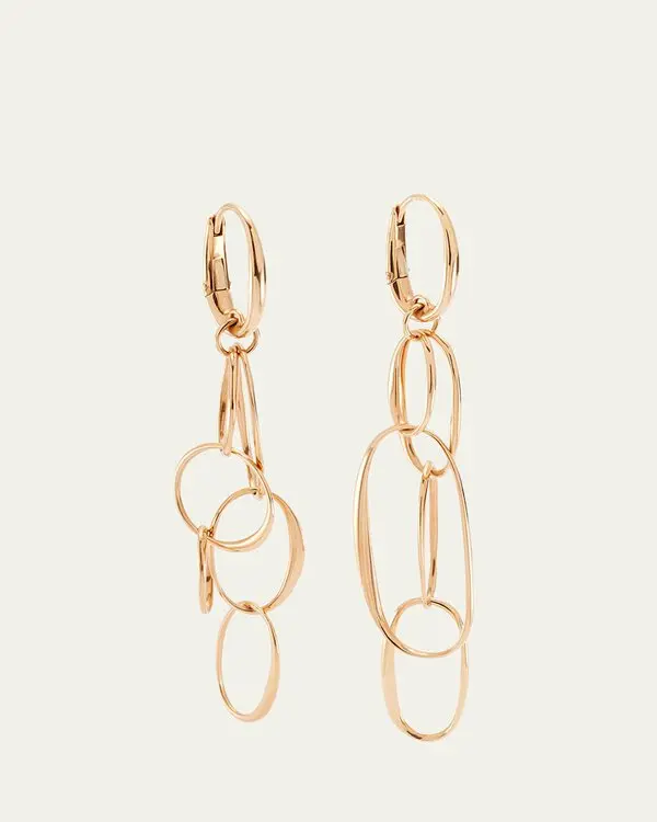 Pomellato Oval-link Dangle Earrings - Rose Gold
