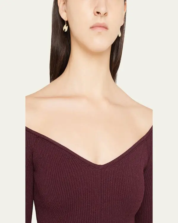 Ippolita Mini Wavy Disc Drop Earrings