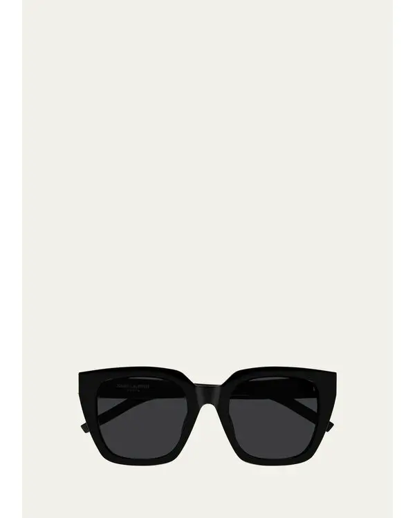 Saint Laurent Acetate Cat-eye Sunglasses - 001 Black